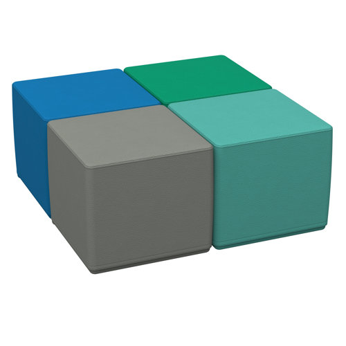 Factory Direct Partners SoftScape Cube 4 Piece Soft Seating & Reviews | Wayfair
